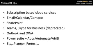 INF107 - Integrating HCL Domino and Microsoft 365 | PPTX