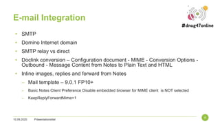 Domino 365 DNUG 2020 | PPTX