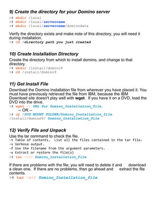 Installing & Configuring IBM Domino 9 on CentOS | PDF
