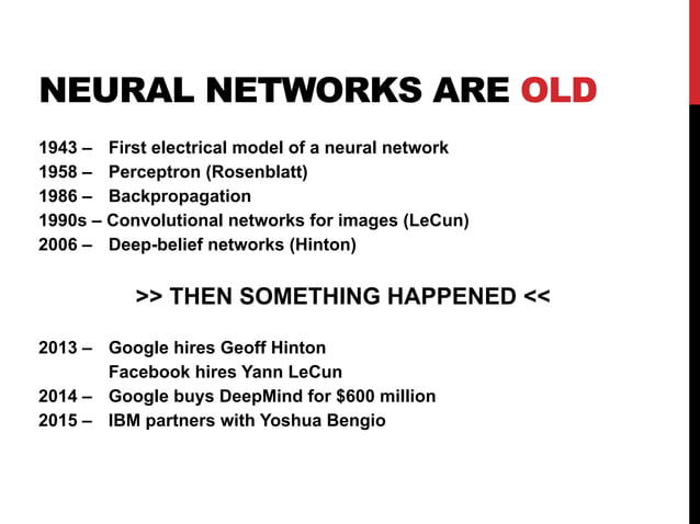 Deep Learning Use Cases - Data Science Pop-up Seattle | PPT