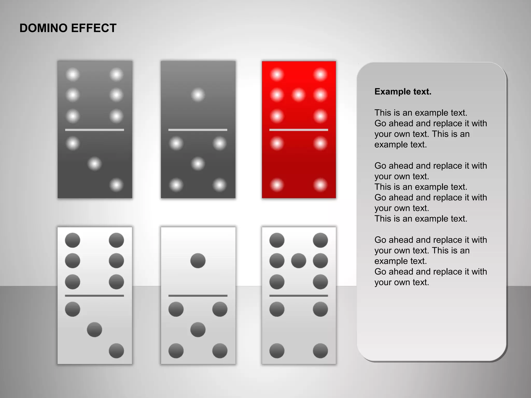Domino Effect Charts for PowerPoint | PPT