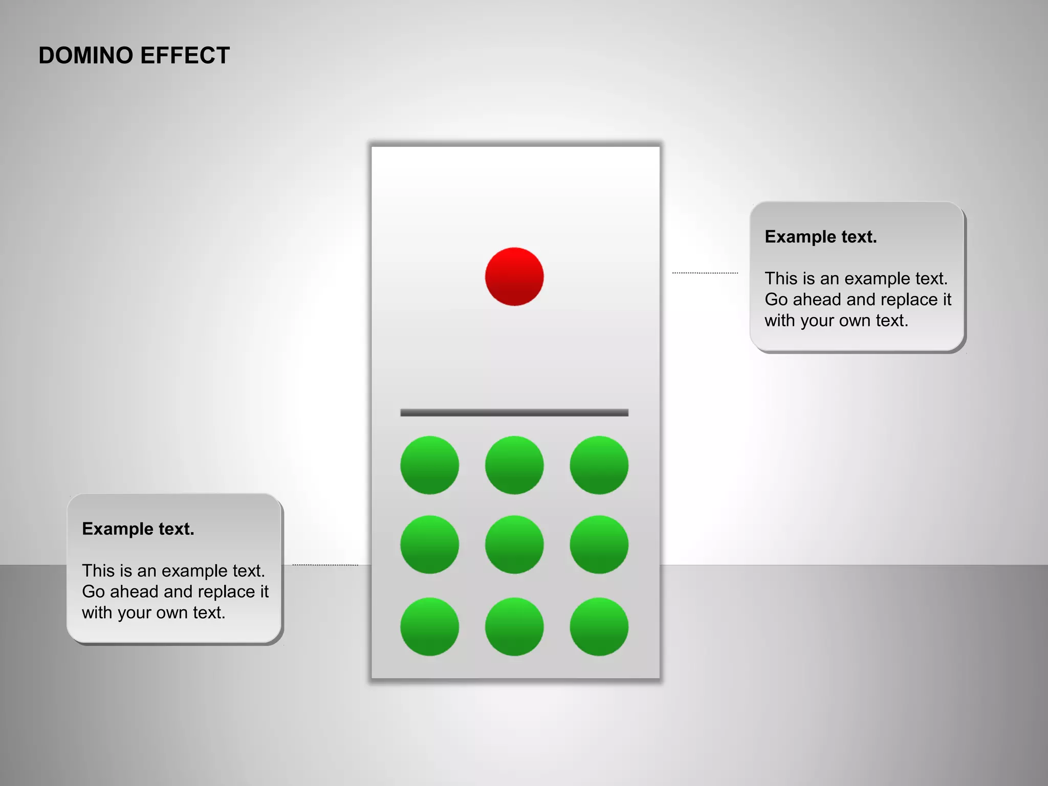 Domino Effect Charts for PowerPoint | PPT