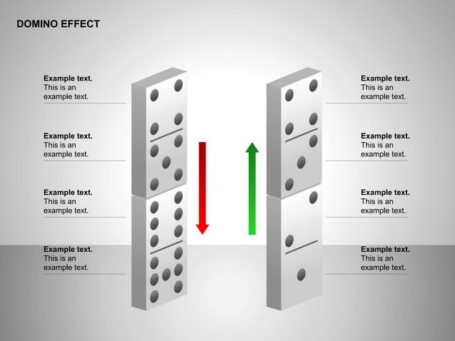 Domino Effect Charts for PowerPoint | PPT