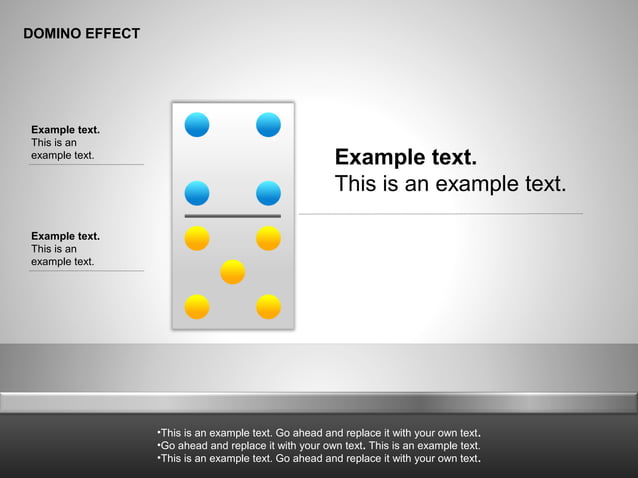 Domino Effect Charts for PowerPoint | PPT