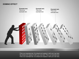 Domino Effect Charts for PowerPoint | PPT