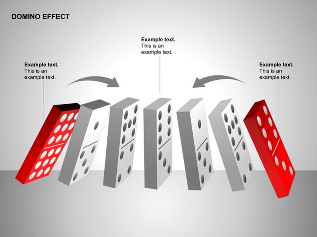 Domino Effect Charts for PowerPoint | PPT