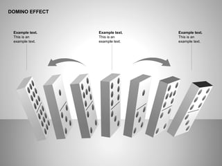 Domino Effect Charts for PowerPoint