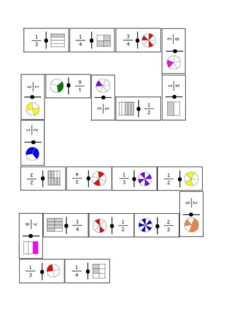 Domino fracciones | PDF