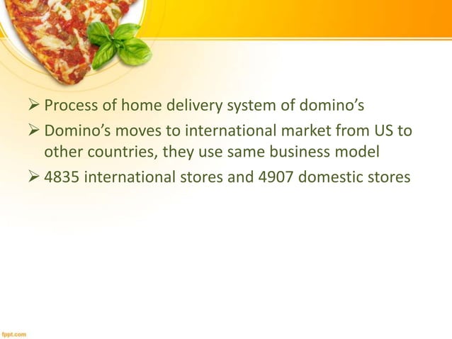 Domino's | PPTX | Grocery Shopping | Shopping