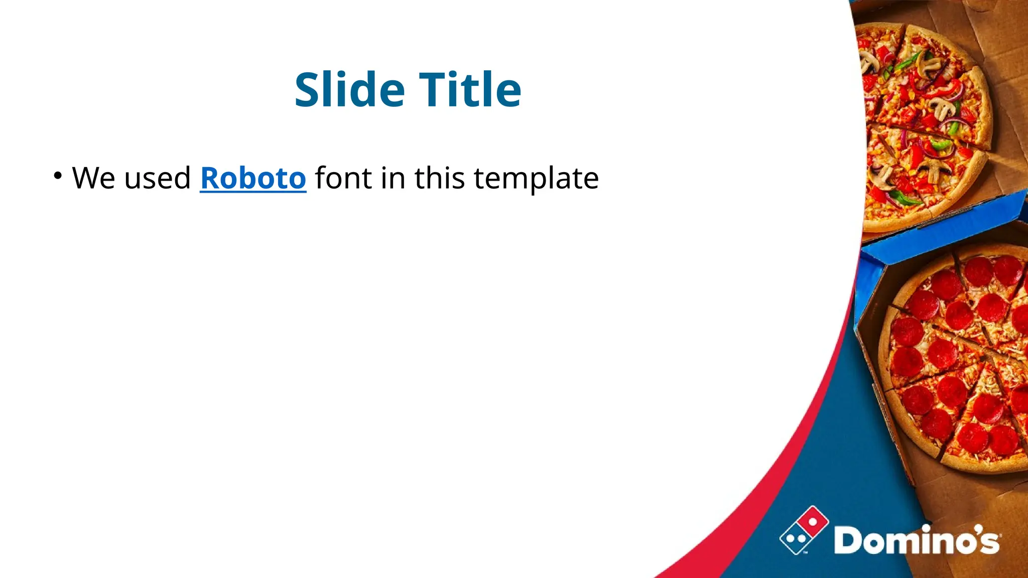 Domino's Pizza PowerPoint-Template.potx