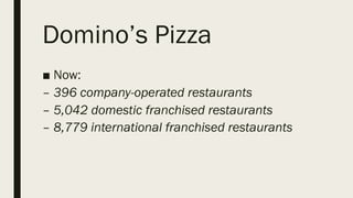 Dominos Company Presentation | PDF