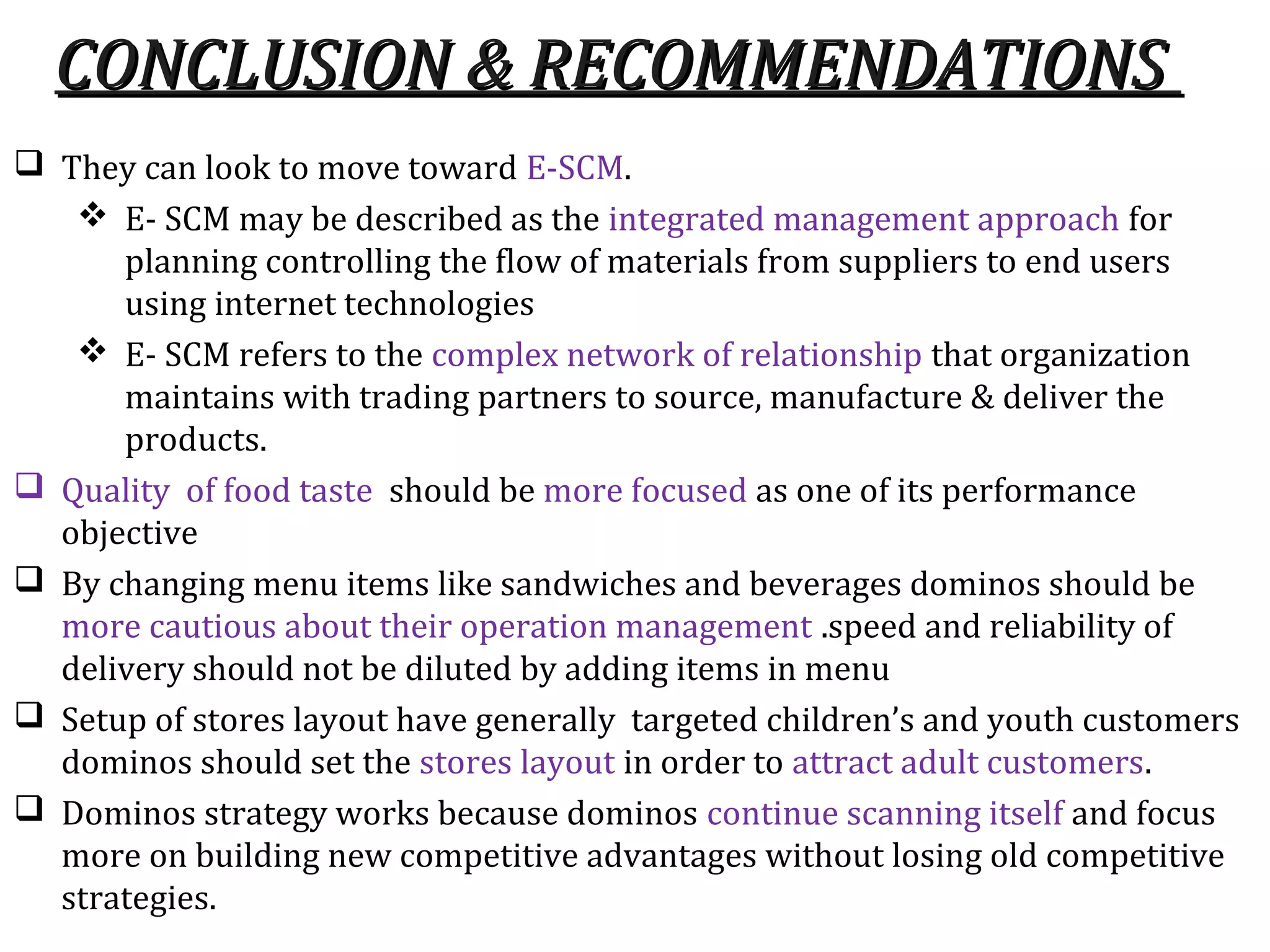 Dominos Business Model by Ninad Nigam | PPT