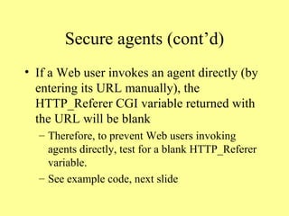 Domino security | PPT | Internet | Computing