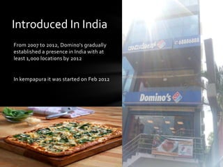Domino's pizza | PPTX