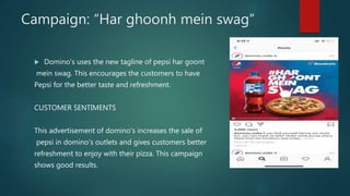 Domino's pizza campaigns | PPTX