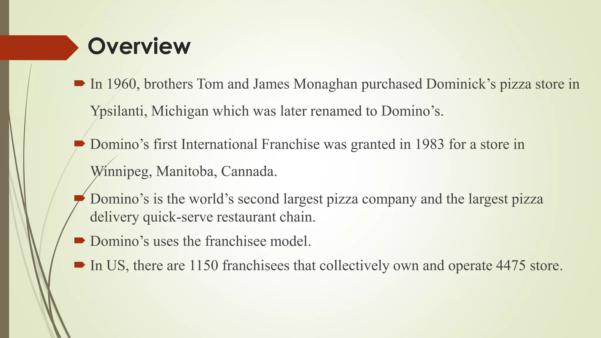 Domino's Pizza HBR Case Study Analysis | PPTX