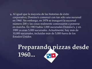 Domino s pizza ! historia | PPTX
