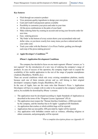 Domino's Pizza Project | PDF