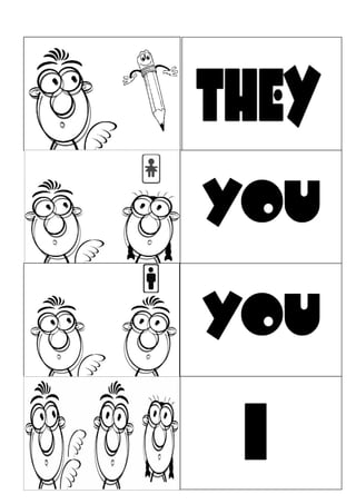 Personal Pronouns Domino | DOC