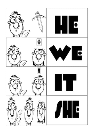 Personal Pronouns Domino | DOC