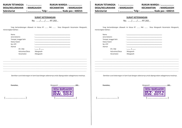DOMISILI RT surat keterangan rw .docx
