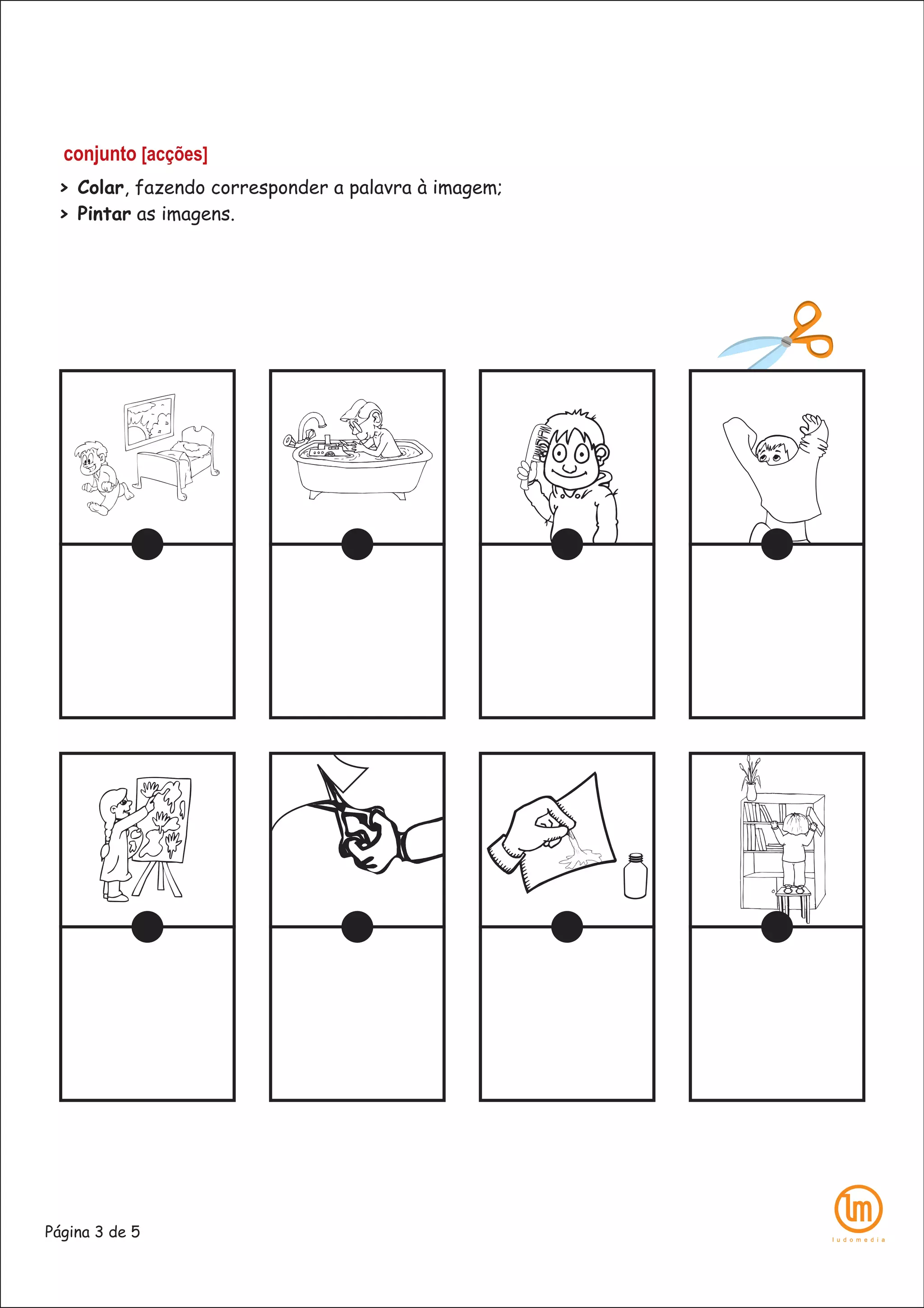Dominó montar verbos | PDF