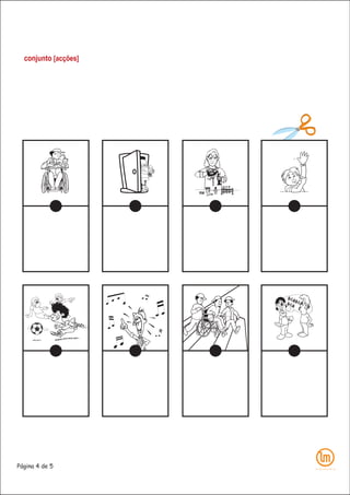 Dominó montar verbos | PDF