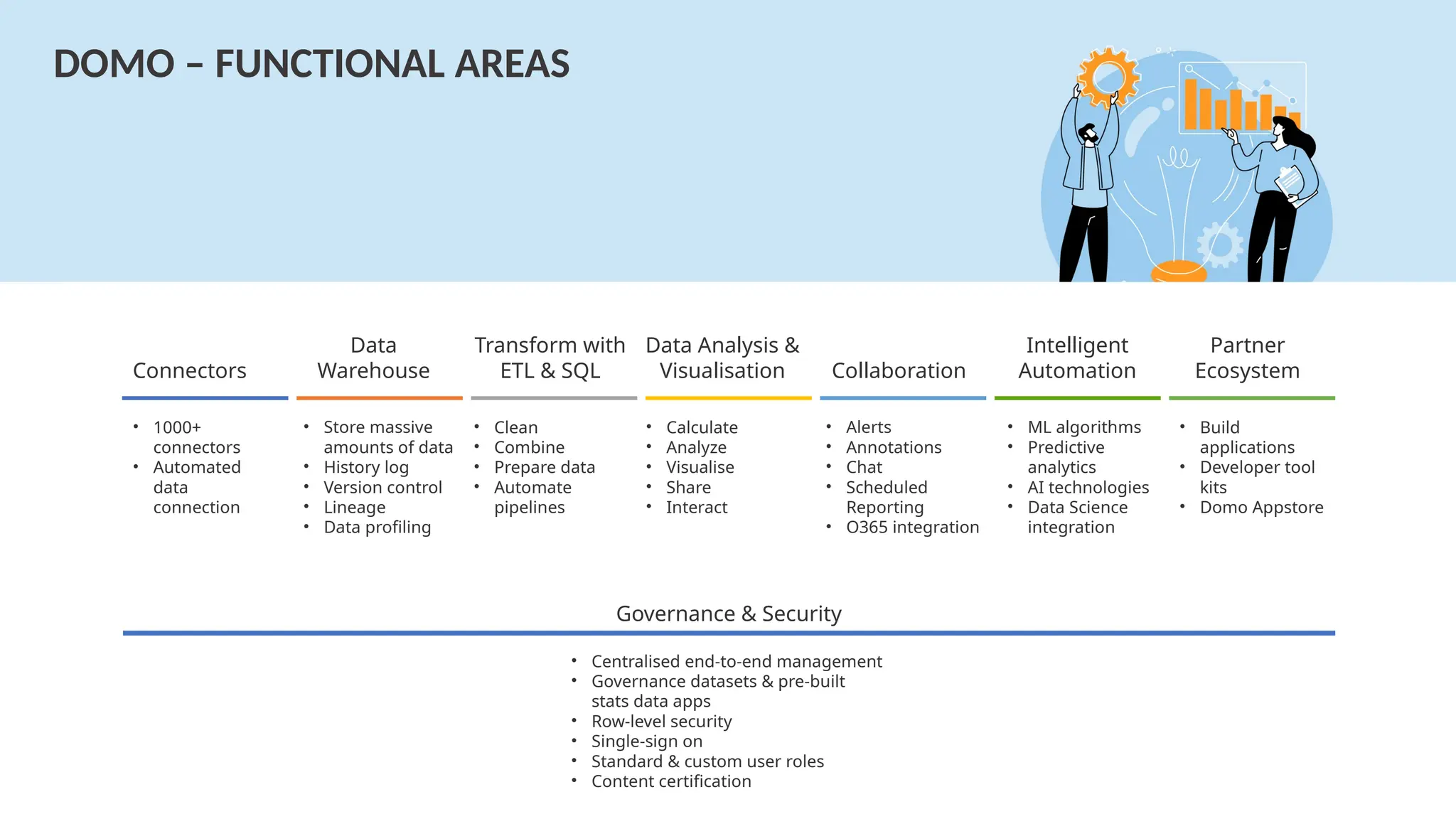 Domo Architecture Slides Providing Functional View | PPTX