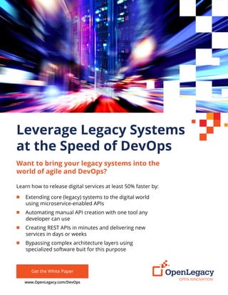 Do modernizing the Mainframe for DevOps. | PDF