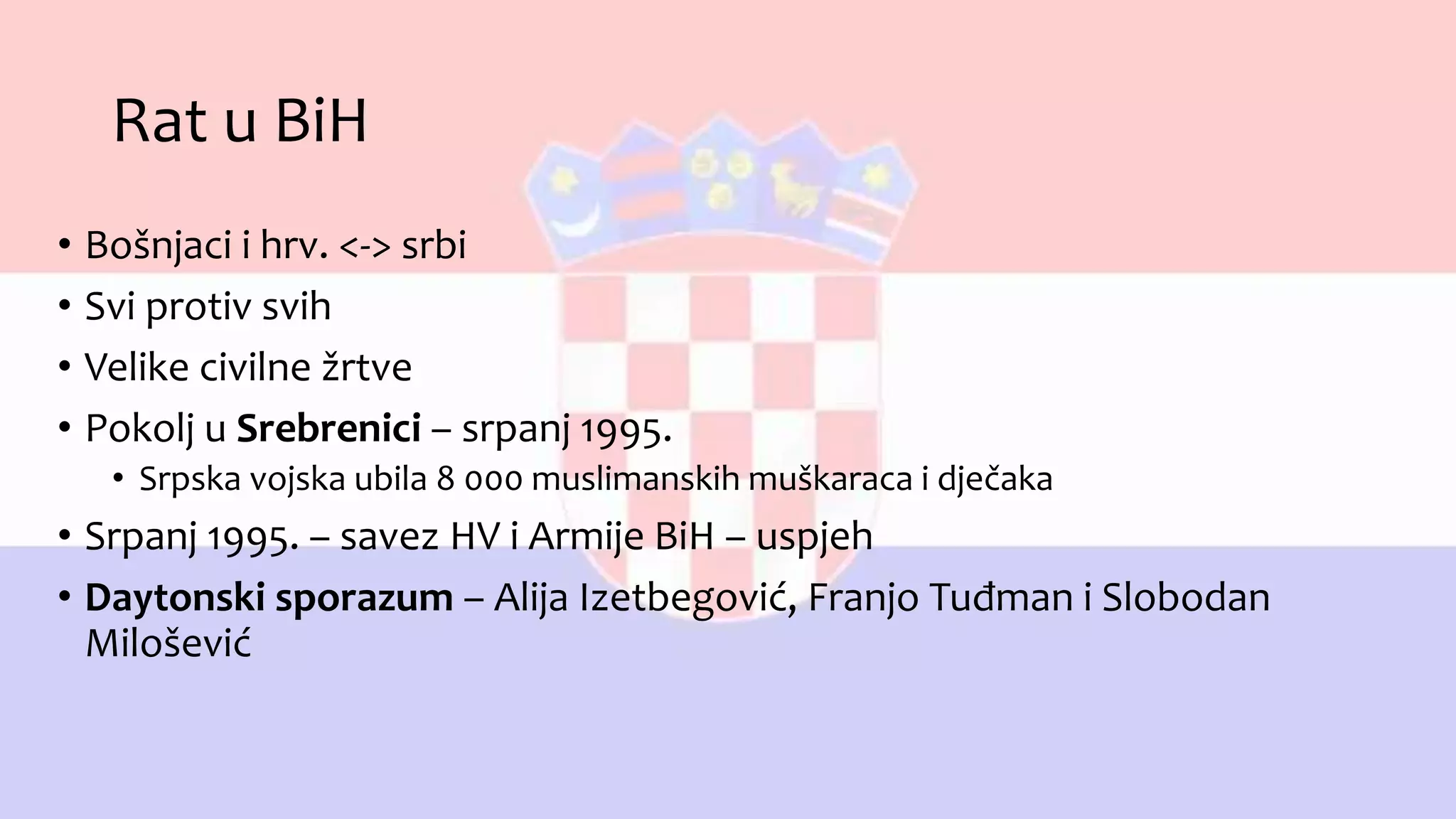 Domovinski rat | PPTX