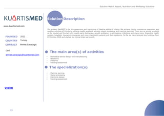 Nutrition and Wellbeing Solutions Report | DOMPÉ Pharma eHealth HUB ...