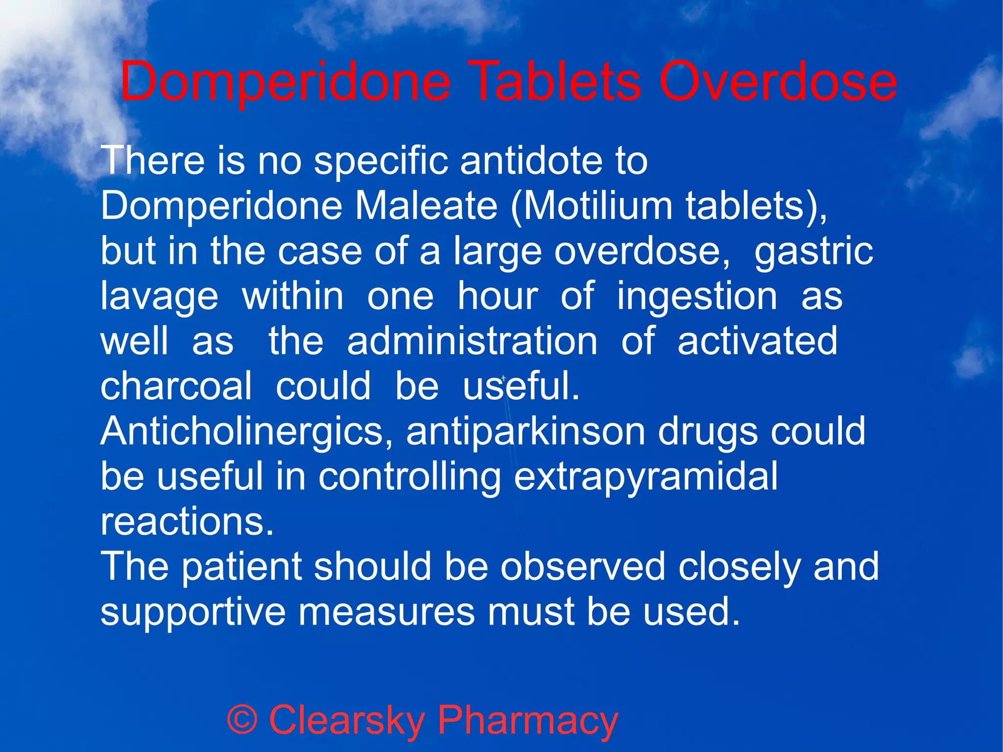 Motilium (Domperidone 10 mg Tablets) | ODP