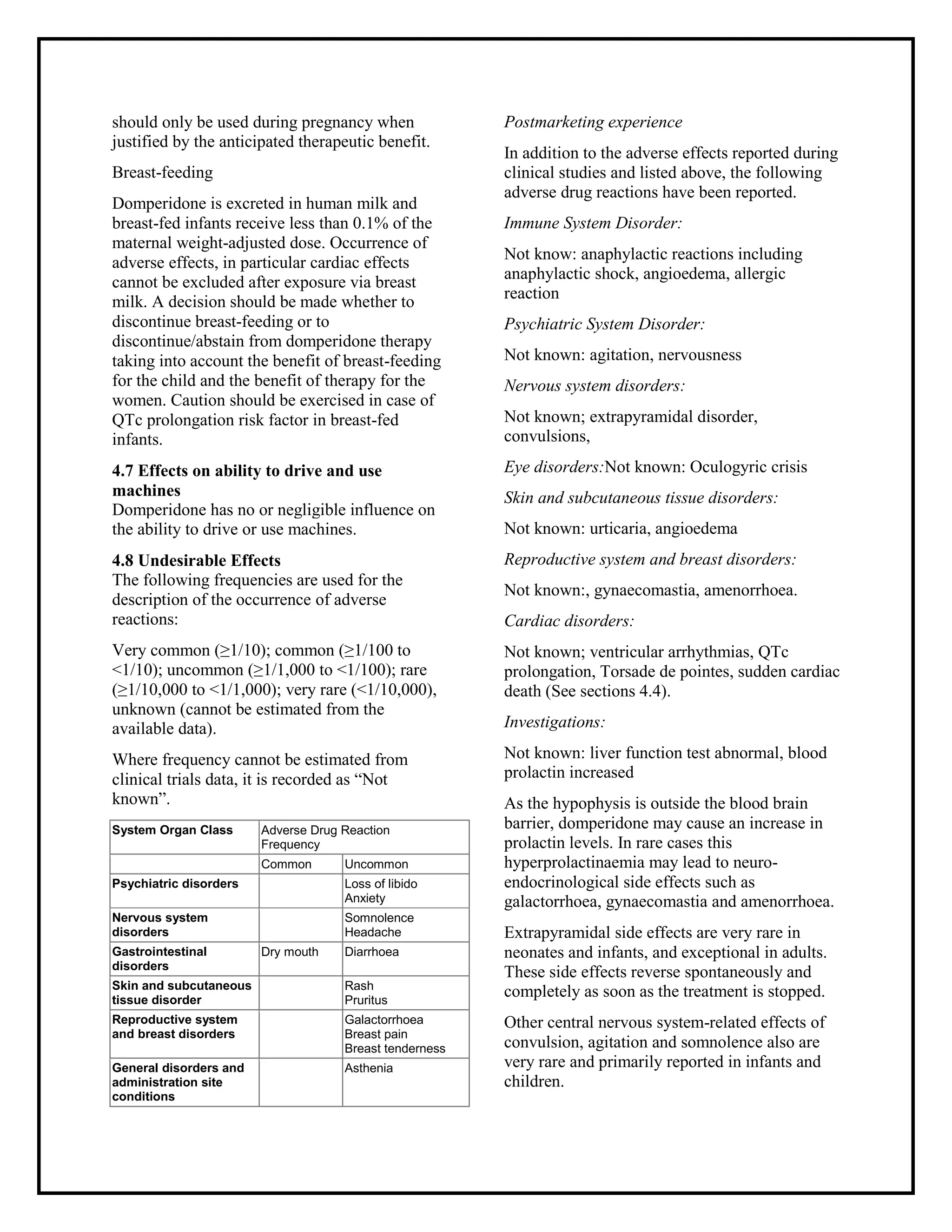 Domperidone 10mg tablets smpc taj pharmaceuticals | PDF