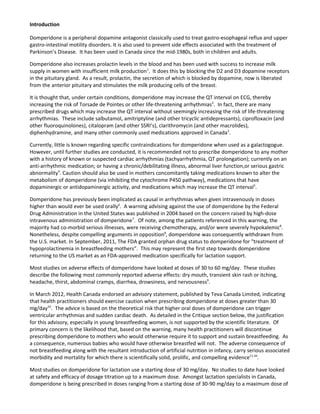 Domperidone consensus statement_may_11_2012 | PDF