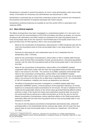 Domperidone ema2014 | PDF