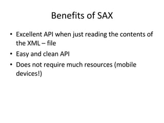 DOM and SAX | PPT