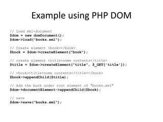 DOM and SAX | PPT | Web Development | Internet