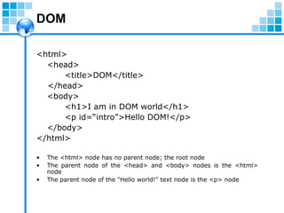DOM Quick Overview | PPT