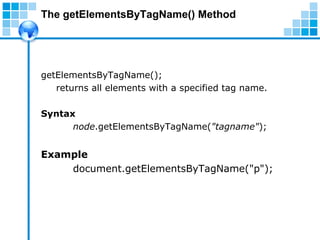DOM Quick Overview | PPT