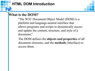 DOM Quick Overview | PPT