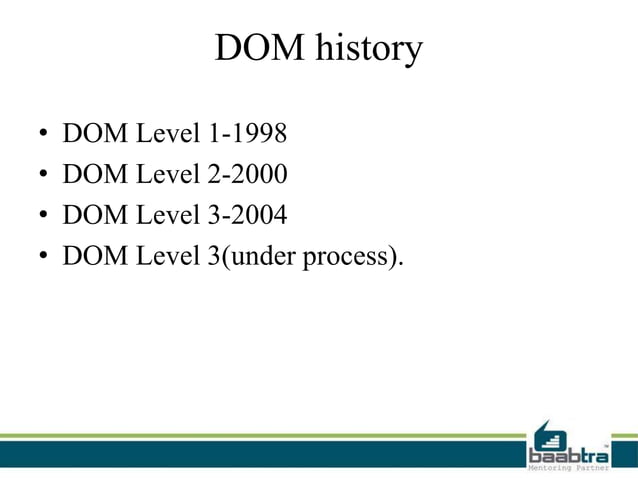 Dom structure | PPT