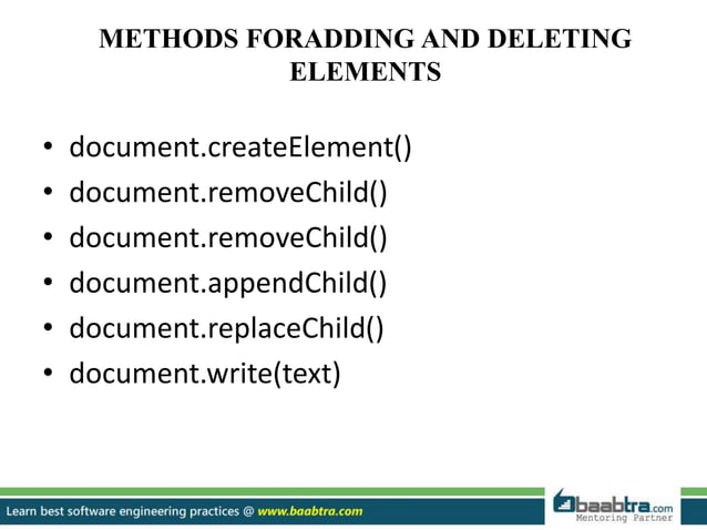 Dom structure | PPTX