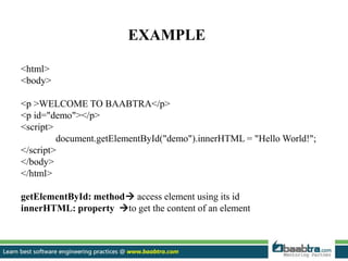 Dom structure | PPTX