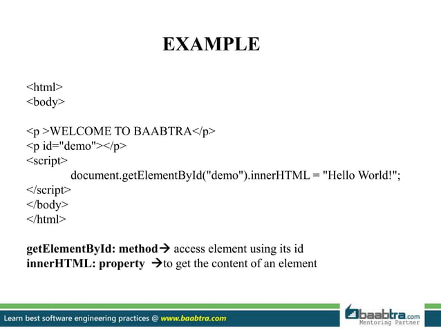 Dom structure | PPTX