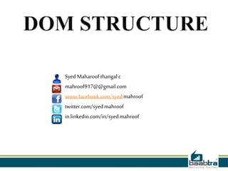 Dom structure | PPT