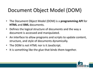 Dom structure | PPTX