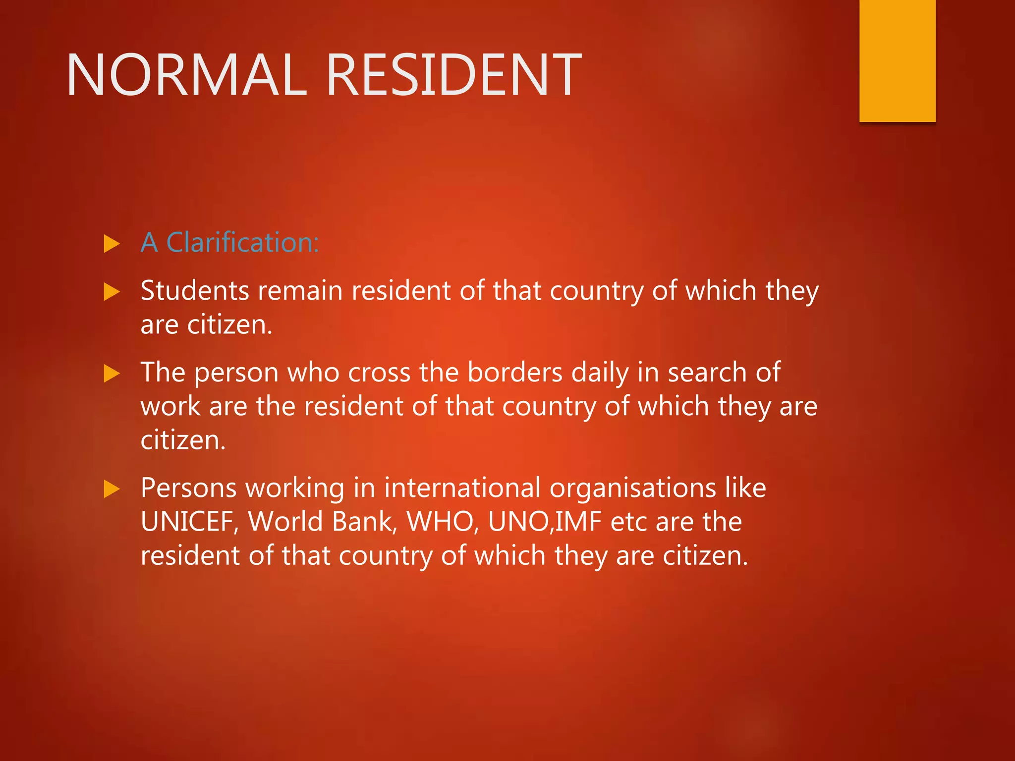 Domestic territory territory and normal resident and typesof goodsds | PPTX