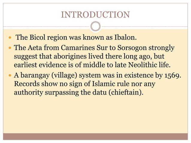 Region 5 - Bicol Region Philippines | PPTX