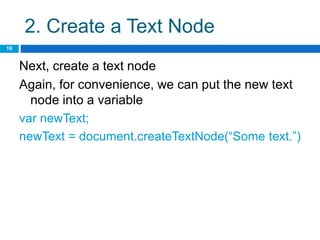 INTRODUCTION TO DOM AND DOM TREE | PPT