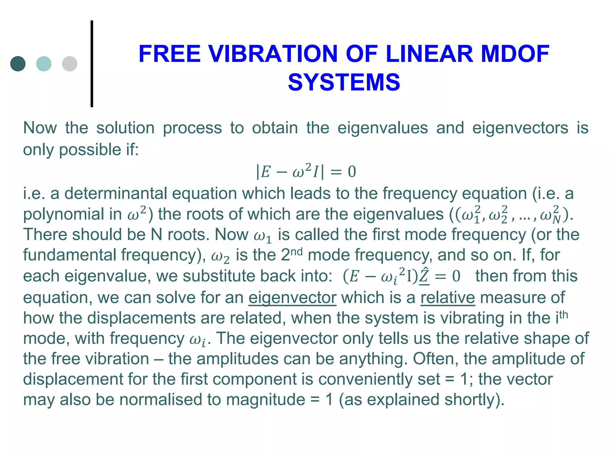 DOMV No 8 MDOF LINEAR SYSTEMS - RAYLEIGH'S METHOD - FREE VIBRATION.pdf